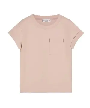 Brunello Cucinelli Cotton Jersey T-shirt With Monili