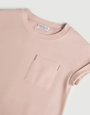 Brunello Cucinelli Cotton Jersey T-shirt With Monili