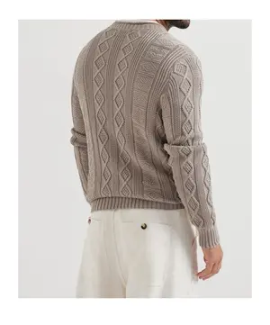 Brunello Cucinelli Fisherman's Cable-knit Sweater