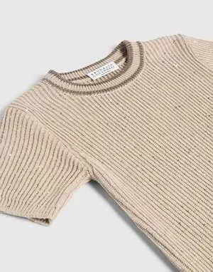 Brunello Cucinelli Cotton Diamond Yarn Rib-knit Dress