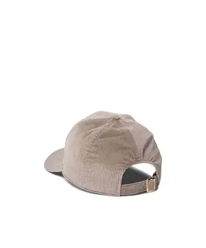 Celine Triomphe Baseball Cap In Corduroy