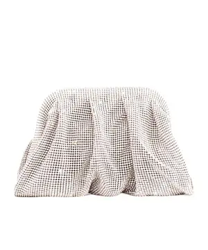 Benedetta Bruzziches Venus La Petite Crystal Clutch Bag - Silver