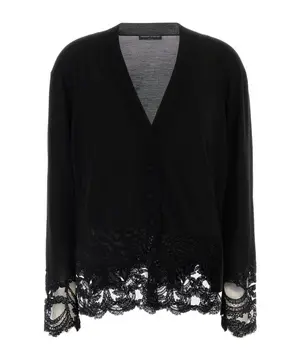 Ermanno Scervino Long-sleeve Open-front Cardigan