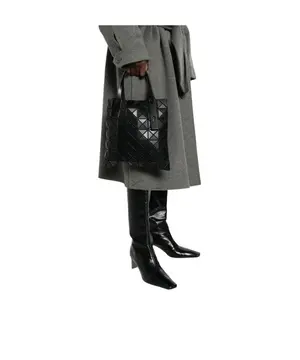 Issey Miyake Geometric-panelled Tote Bag
