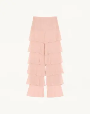 Valentino Garavani Tiered Wide-leg Pants - No