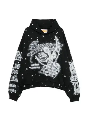 PDFCHANNEL Graphic-print Cotton Hoodie