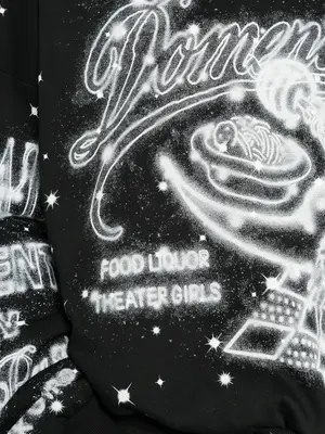 PDFCHANNEL Graphic-print Cotton Hoodie