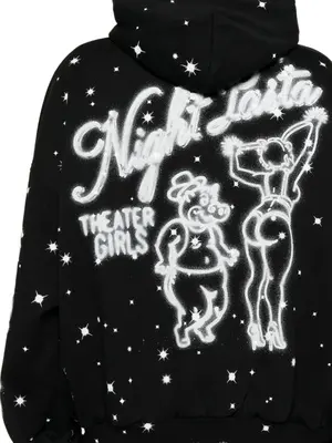 PDFCHANNEL Graphic-print Cotton Hoodie