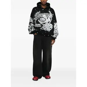 PDFCHANNEL Graphic-print Cotton Hoodie
