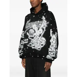 PDFCHANNEL Graphic-print Cotton Hoodie