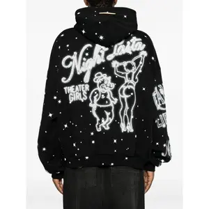 PDFCHANNEL Graphic-print Cotton Hoodie