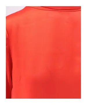 SEMICOUTURE High Neck Asymmetric Dress