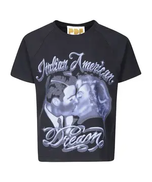 PDFCHANNEL Pdf Graphic Printed Crewneck T-shirt