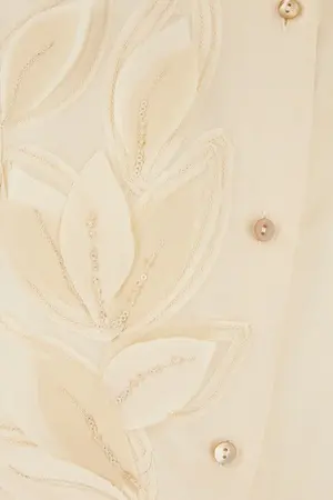 Antonelli Firenze Stand-collar Embroidered Shirt