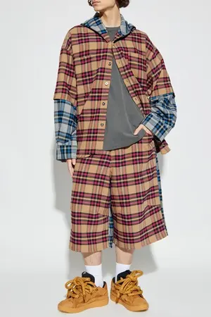 PDFCHANNEL Loose Hooded Shirt