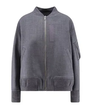 SEMICOUTURE Zip Pocket Bomber Jacket