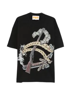 PDFCHANNEL Graphic-print T-shirt - Black