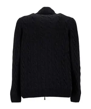 GRAN SASSO Long-sleeve Cable Knit Cardigan