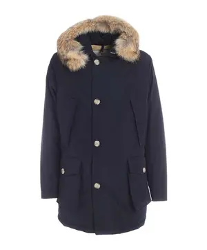 Woolrich Button-up Hooded Coat