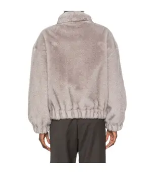 Liu Jo Long Sleeve Faux Fur Coat
