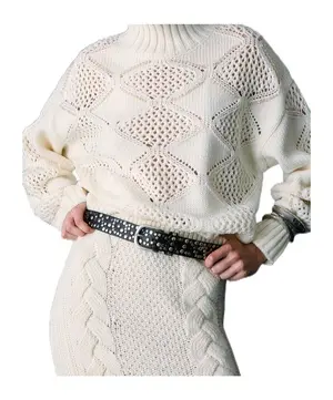 Liu Jo Turtleneck With Beads And Openwork