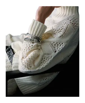Liu Jo Turtleneck With Beads And Openwork