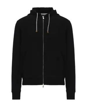 Brunello Cucinelli Hooded Sweatshirt-style Jumper - Black