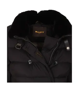 MOORER Longan High-neck Double-breasted Padded Coat