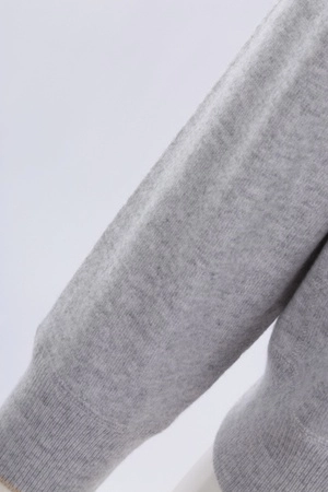 Brunello Cucinelli Cashmere Zip Up Hooded Jacket - Gray