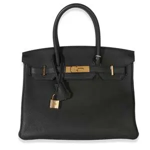 Hermès Togo Birkin Top Handle Bag - Black