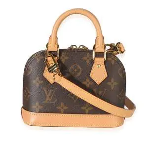 LOUIS VUITTON Monogram Canvas Nano Alma Handbag
