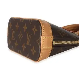 LOUIS VUITTON Monogram Canvas Nano Alma Handbag