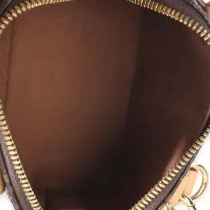 LOUIS VUITTON Monogram Canvas Nano Alma Handbag