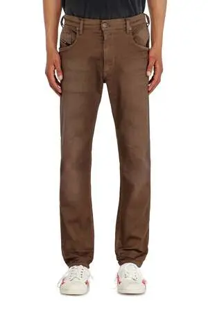 DIESEL® Regular Regular Waist 2032 D-krooley-bw Joggjeans, Colored, Elastic Waistband - Brown