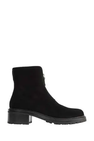 THE ROW Suede Hike Boot - Black
