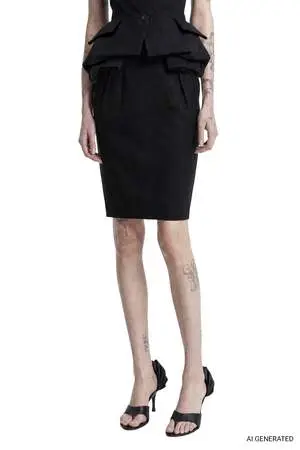 Magda Butrym Tailored Pencil Skirt