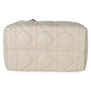Dior Powder Macrocannage Calfskin Toujours Tote - Beige