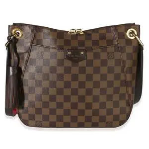 LOUIS VUITTON Damier Ebene Canvas South Bank Besace - Brown