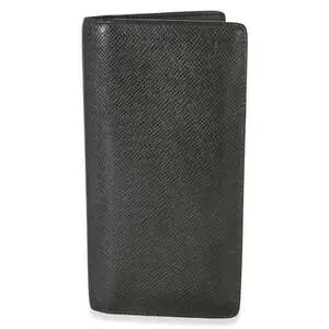 LOUIS VUITTON Taiga Brazza Wallet - Black