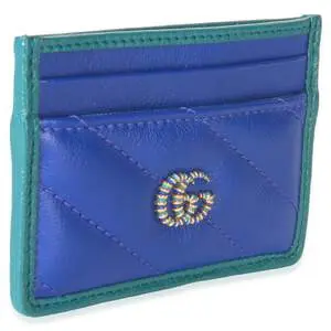 Gucci Matelasse Calfskin Torchon Marmont Card Case
