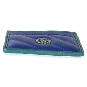 Gucci Matelasse Calfskin Torchon Marmont Card Case