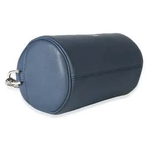 Dior Navy Cowhide Atelier Roller Pouch - Blue