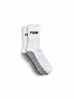 RAAE UK Pilates Grip Socks - White