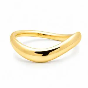 BELINDA JEWELZ Wren Slim Molten Ring