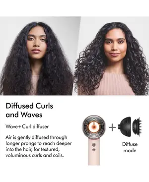 DYSON Supersonic Nural Hair Dryer 2-in-1 Wave+curl Diffuser Attachment