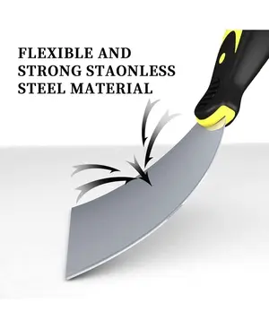 XDOVET Metal Putty Scrapers Drywall Plaster Wallpaper Tool Set