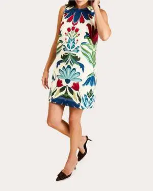Mestiza New York Fiona Floral Mini Shift Dress Polyester/spandex