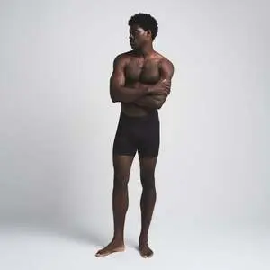 SKIMS 5" Boxer Brief 5 Pack | Black | | Stretch - Obsidian