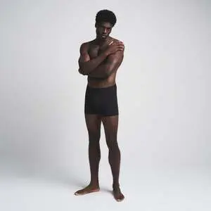 SKIMS 3" Boxer Brief 5 Pack | Black | | Stretch - Obsidian