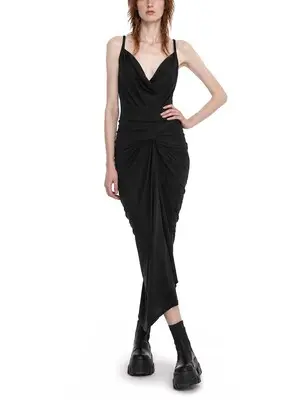 Rick Owens Draped Maxi Dress